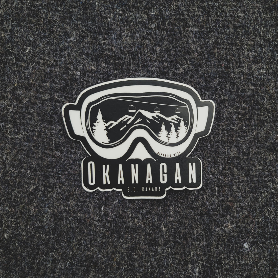 Okanagan Goggles Sticker – Republic West